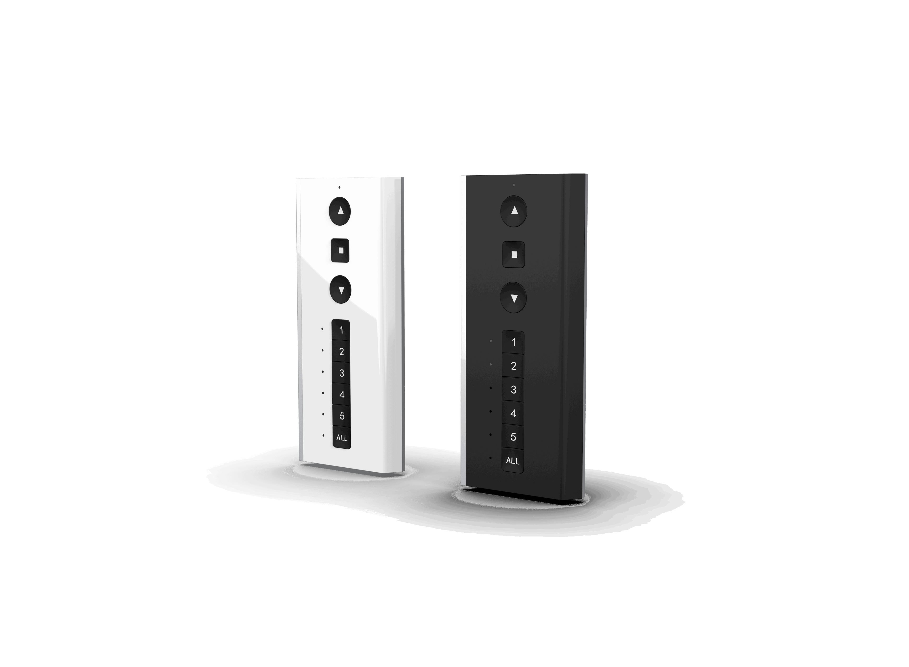 Rollease Push 5 CH Remote - Black — RollEase Acmeda Motors