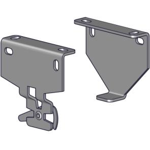 Rollease R16-R24 R-Series Mounting Bracket set (2.875" projection) Zinc ...