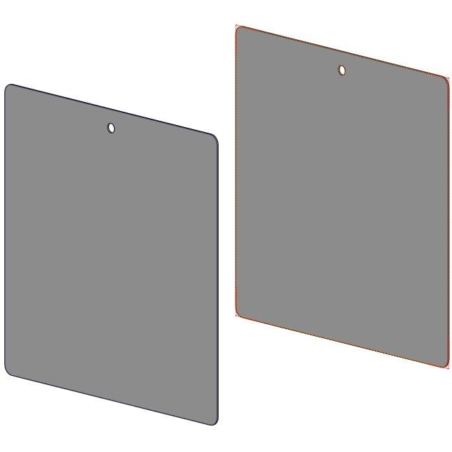 Rollease Square Fascia Face Plate Pair R-Series 4" - Grey — RollEase ...