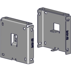Rollease Square Fascia Bracket Set R16 R-Series 4" - Grey — RollEase ...