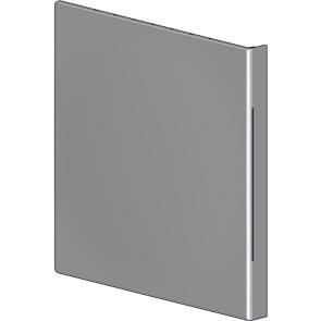 Rollease Square Fascia End Cap 5" - Grey — RollEase Acmeda Motors