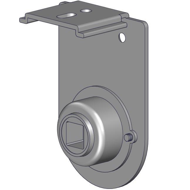 Rollease Bracket with Side Adjuster for Single Shades (Easy Spring Plu ...