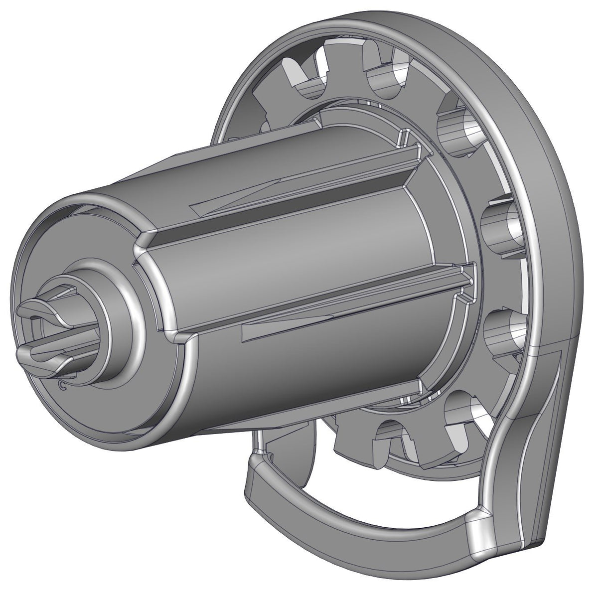 Rollease Clutch SL10 (1.125") Color: Grey — RollEase Acmeda Motors